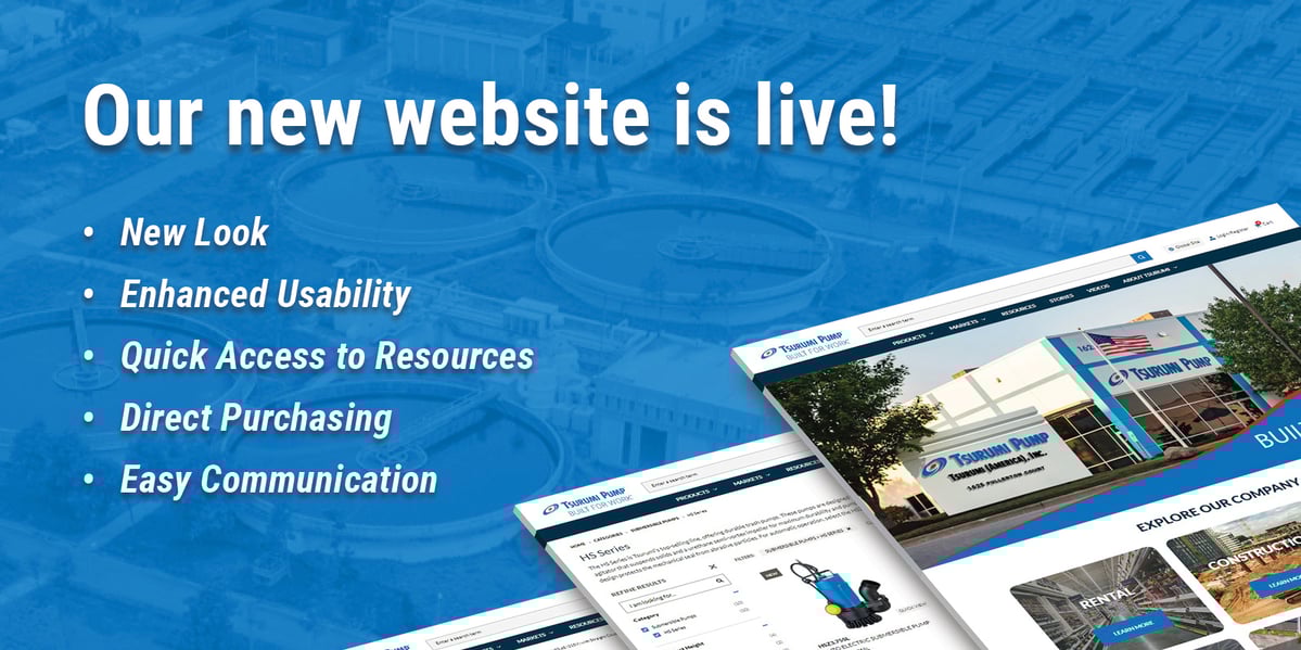 Tsurumi Pump unveils new website, modernizing e-commerce and elevating user experience | Tsurumi ...